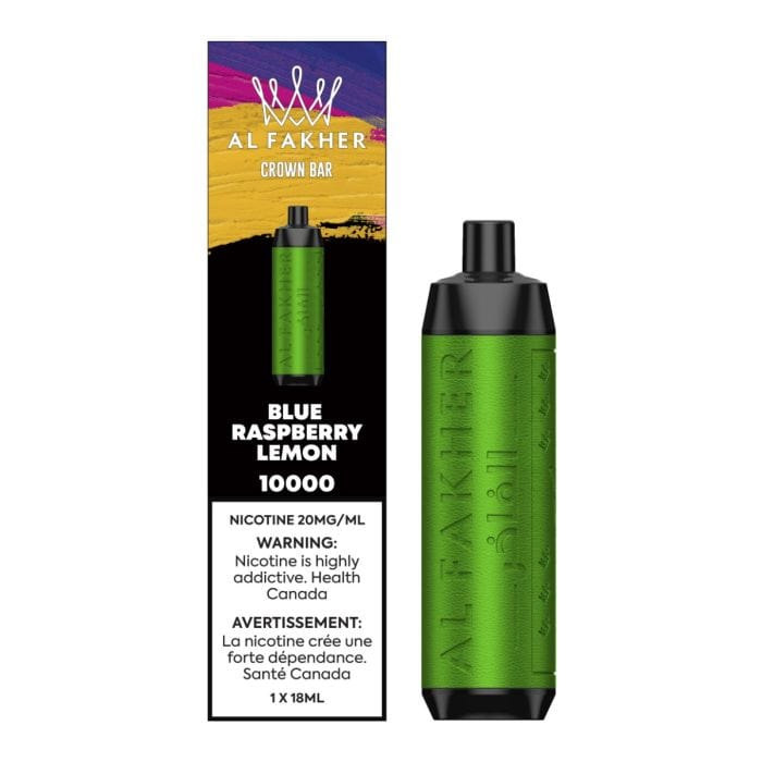 Al Fakher Crown Bar 10K - Blue Raspberry Lemon – DRAGON VAPE
