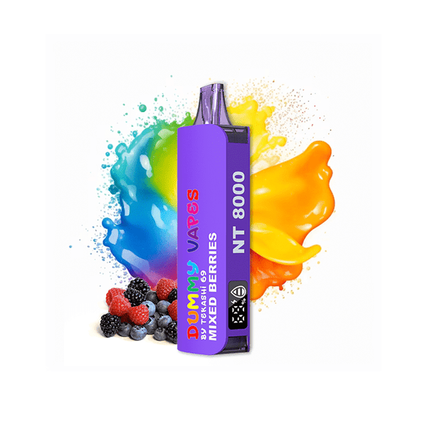 Dummy Vapes 8000 - Mixed Berries Disposable Vape – DRAGON VAPE