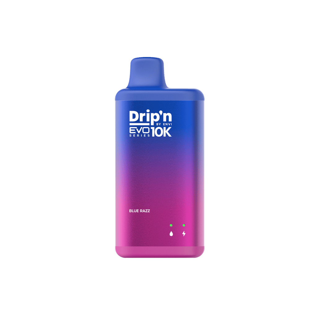 ENVI Drip'n EVO Series 10k - Blue Razz Disposable Vape – DRAGON VAPE