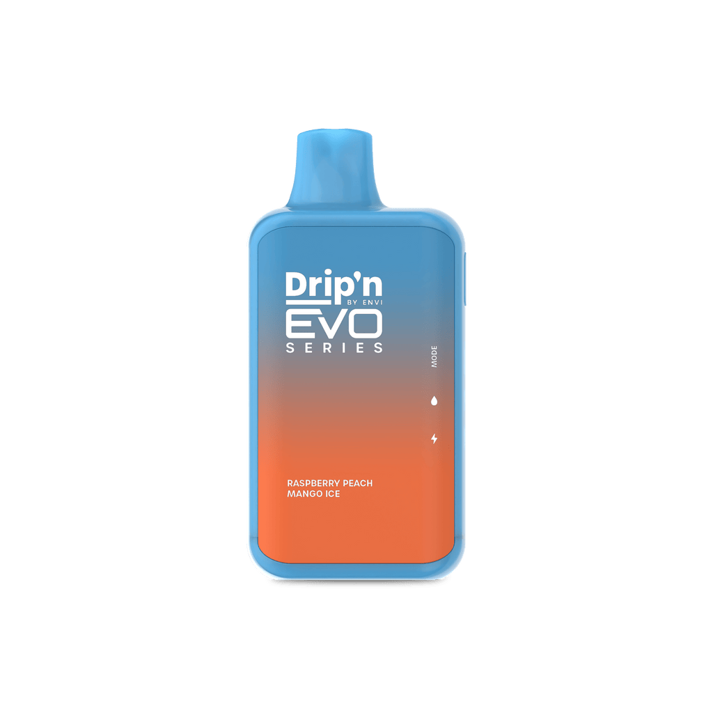 ENVI Drip'n EVO Series 28K - Raspberry Peach Mango Disposable Vape ...