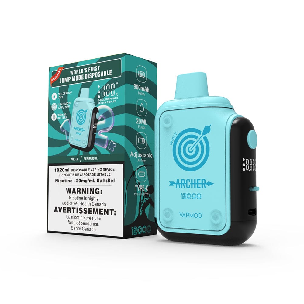 VAPMOD Archer 12K - Wigly Disposable Vape – DRAGON VAPE
