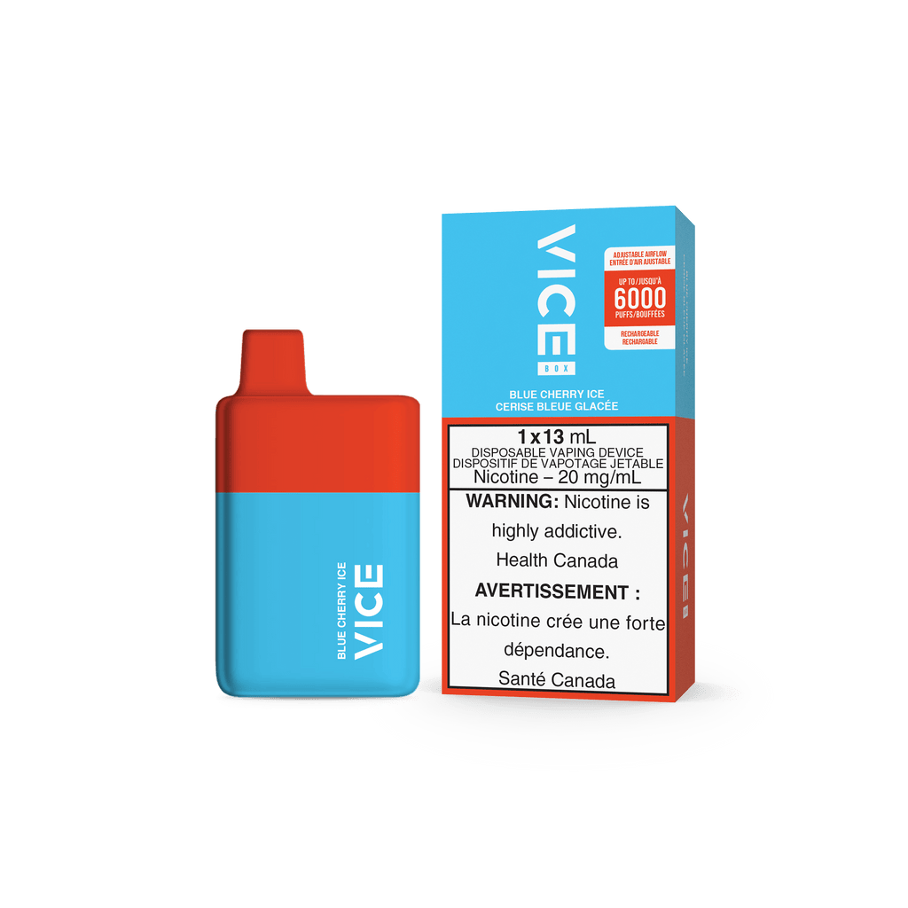 VICE BOX - Blue Cherry Ice Disposable Vape – DRAGON VAPE