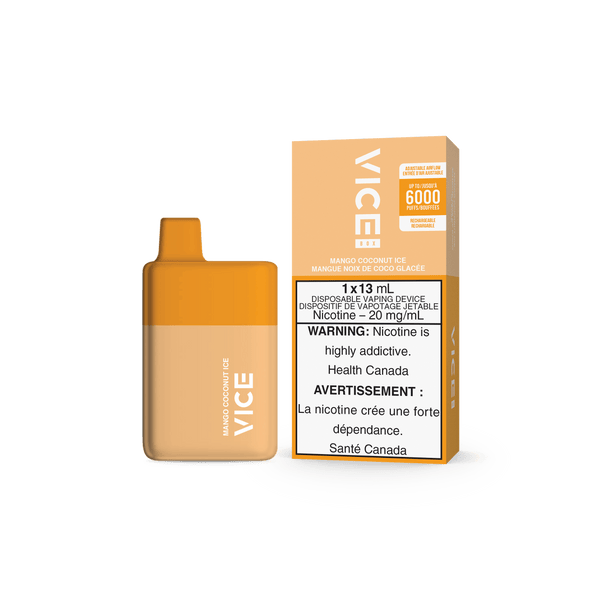 VICE BOX - Mango Coconut Ice Disposable Vape – DRAGON VAPE